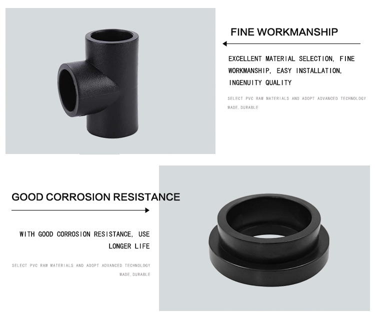 Din8074 Standard Hdpe Sdr11 Socket Fittings Coupling Socket Black Pe Hdpe Pipe Fittings For ...