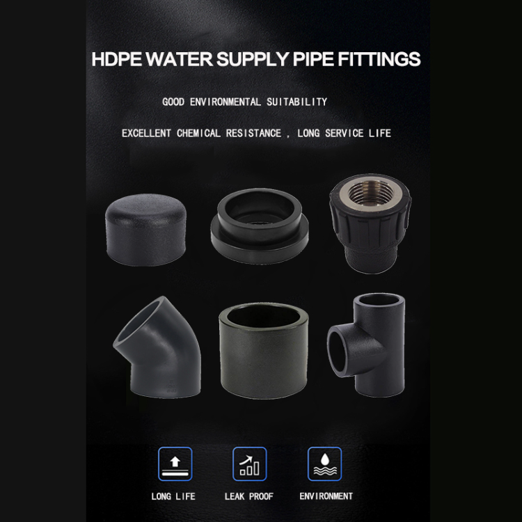 Din8074 Standard Hdpe Sdr11 Socket Fittings Coupling Socket Black Pe ...