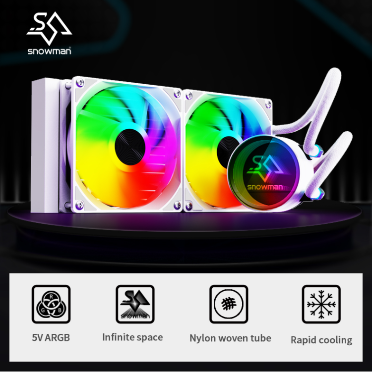 Bulk Buy China Wholesale Snowman Newest Arrivals Oem 240mm Radiator Pc ...