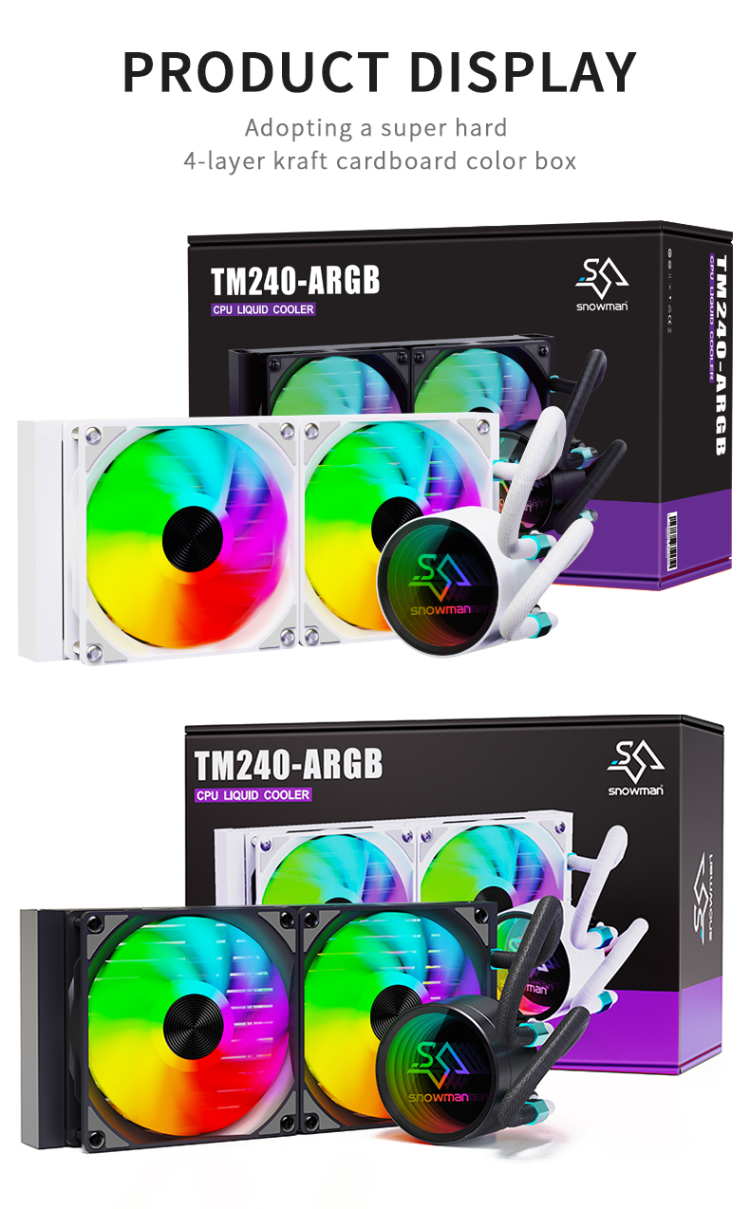 Bulk Buy China Wholesale Snowman Newest Arrivals Oem 240mm Radiator Pc ...