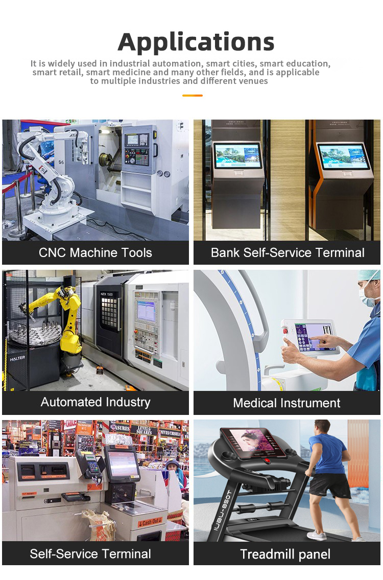 18.5 Inch Hdmi Capacitive Touch Screen Monitor Open Frame Display ...