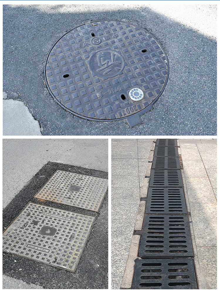 Resin Square Water Supply Drainage Inspection Composite Manhole Cover ...