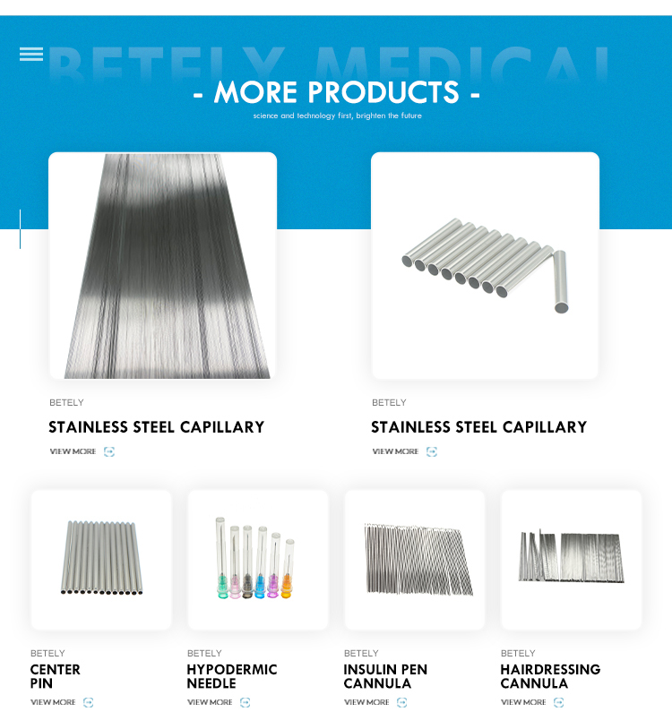 Factory Supply 0.45*20.5mm Disposable Injection Needle Cannula ...