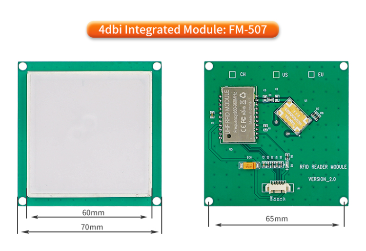 Fonkan Uhf Rfid Raspberry Pi Access Control Card Reader Antenna ...