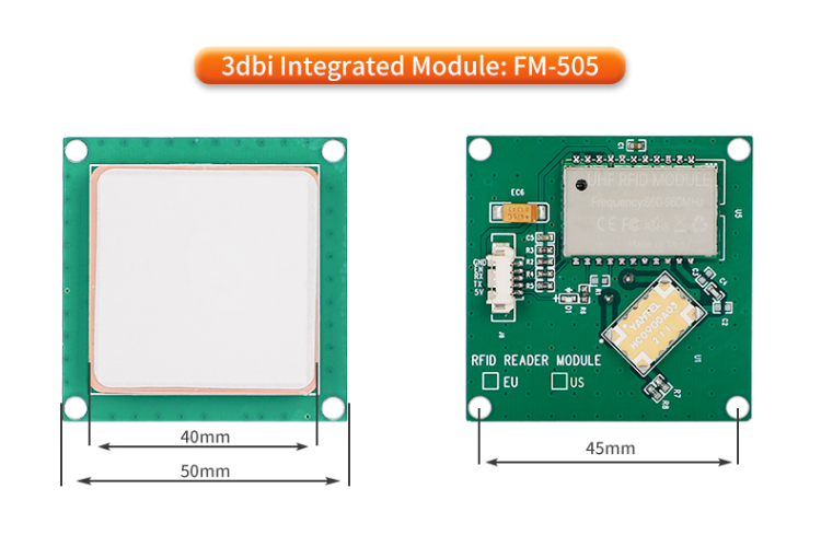 Fonkan Uhf Rfid Raspberry Pi Access Control Card Reader Antenna ...