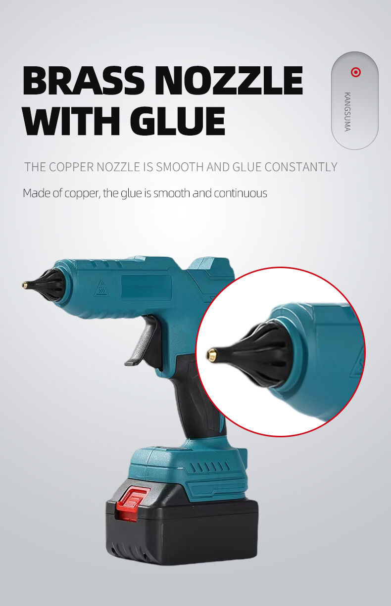 Factory Direct High Quality China Wholesale Fast Preheating Cordless Glue Gun Li-ion Battery ...
