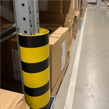 High Pressure Warehouse Column Guard Rack Protector For Pallet Rack ...