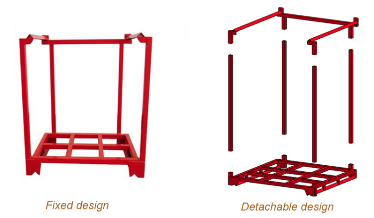 Heavy Duty Customized Warehouse Industrial Storage Metal Palletainer ...