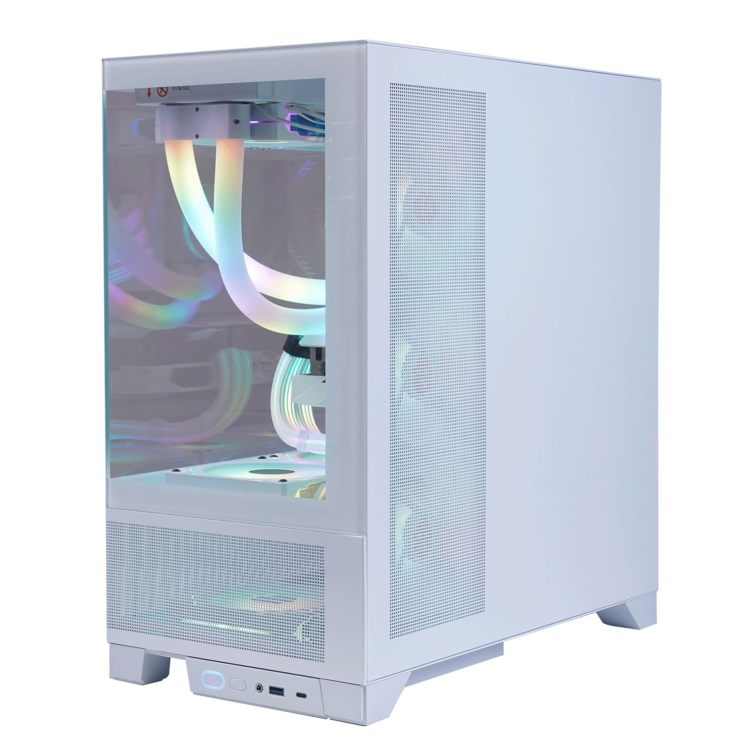 Factory Price Luxury Gaming Pc Case Full Glass Panel 0.6mm Spcc ...