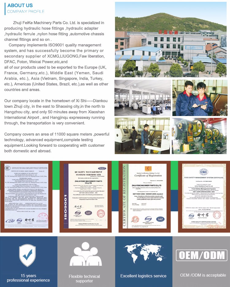 Buy Wholesale China Feike Cnc Free Sample Npt Jic Sae Bsp Metric Hose ...