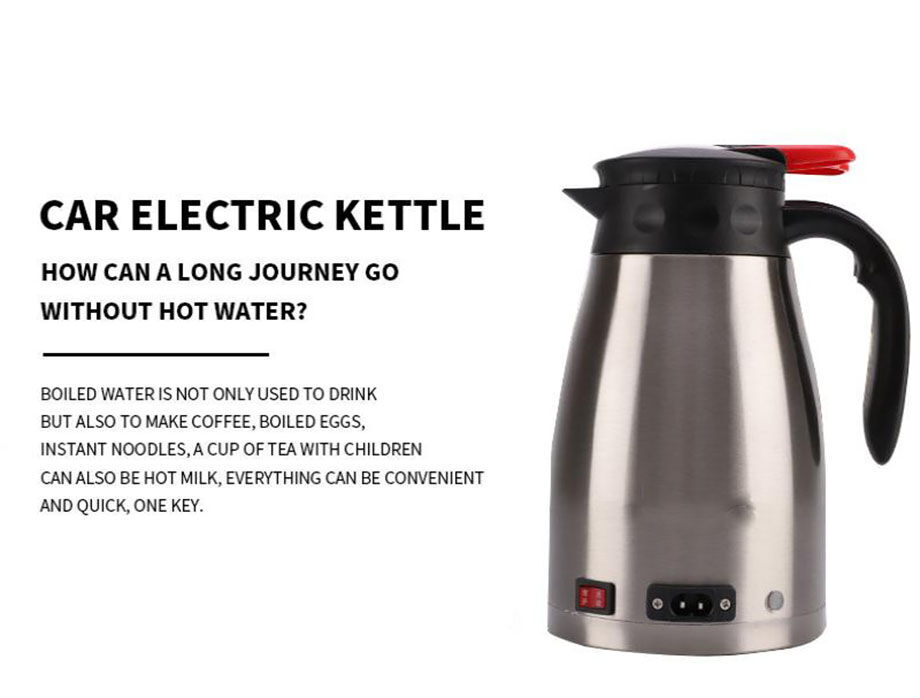 Buy Wholesale China 1.2l Car Mounted Kettle 12v/24v Stainless Steel ...