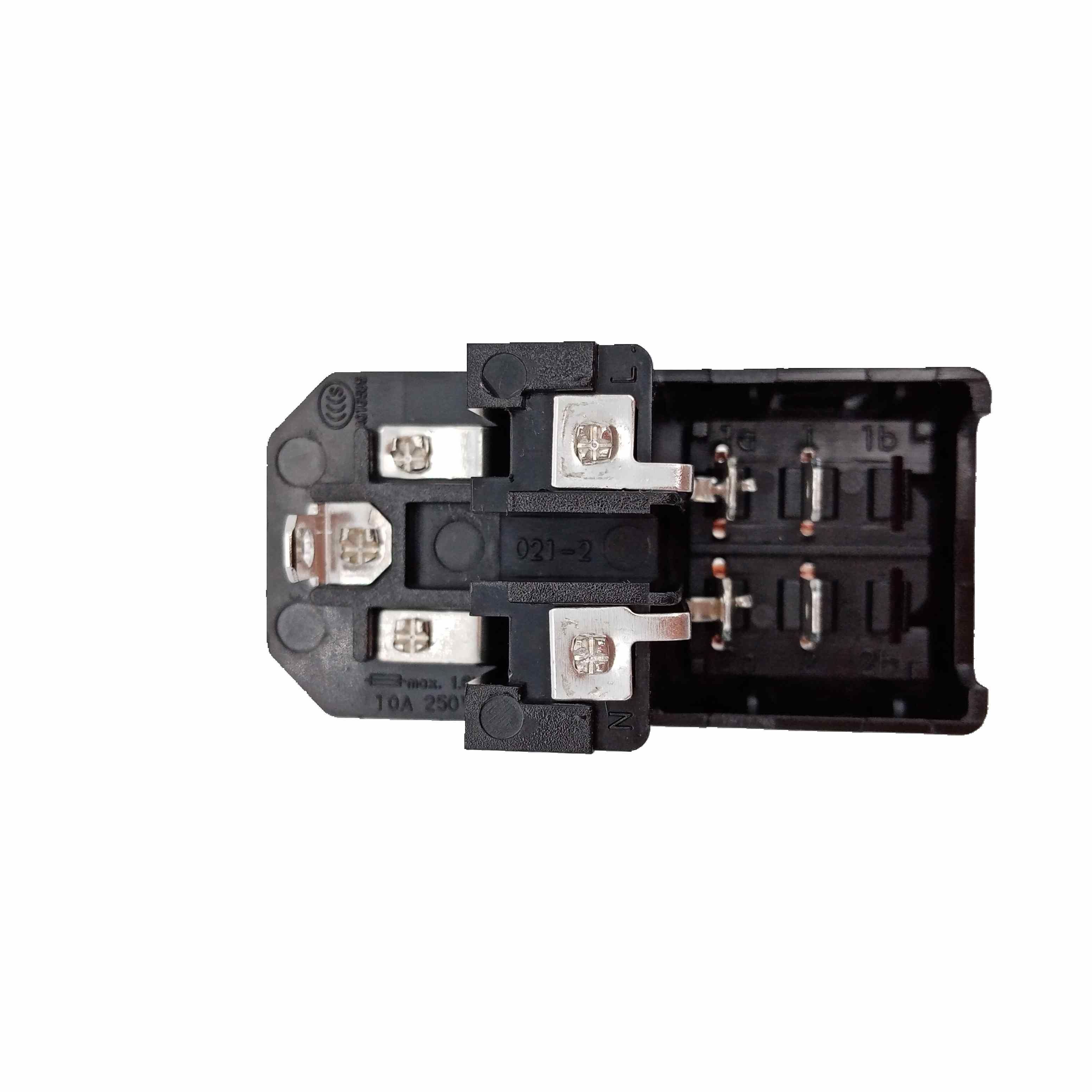 Buy Wholesale China Iec C14+double Fuseholder+red Lamp Rocker Switch ...