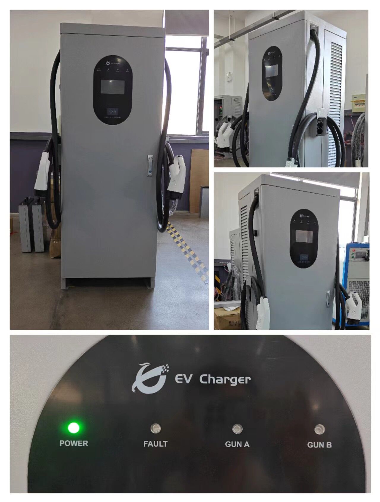 Chaoxiang Ev Charger Manufacturer 60kw 120kw Ccs Chademo Type2 Ev Dc Charging Pile Electric ...