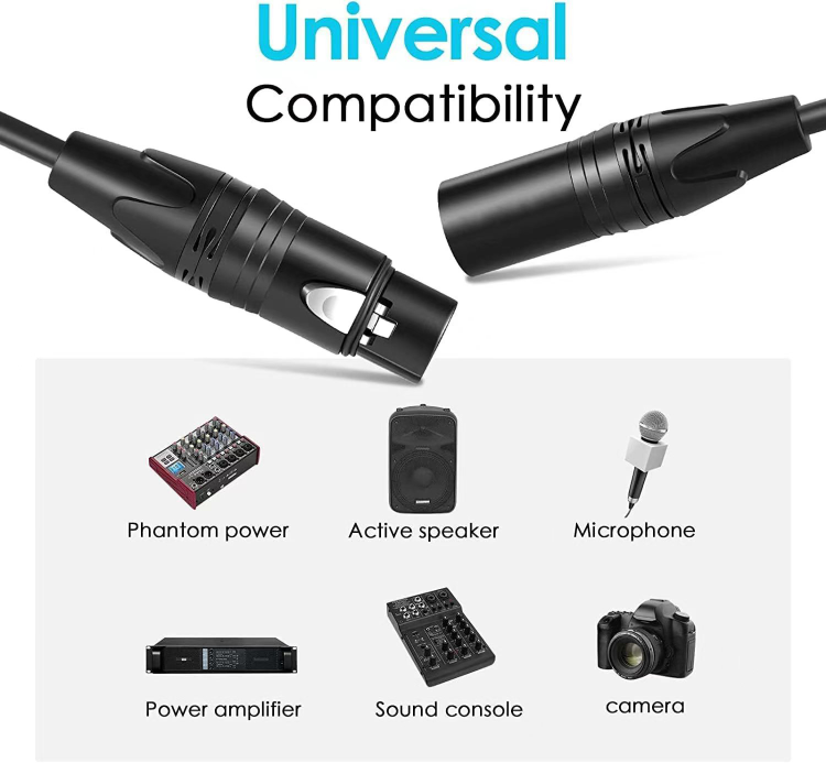 Buy Wholesale China Xlr 3pin Male To Female Cannon Balanced Audio Cable ...