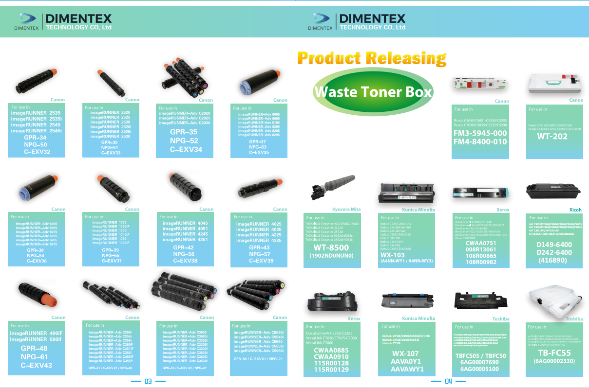 Buy Wholesale China Top Sales - Compatible Wx-103 Waste Toner Box For ...