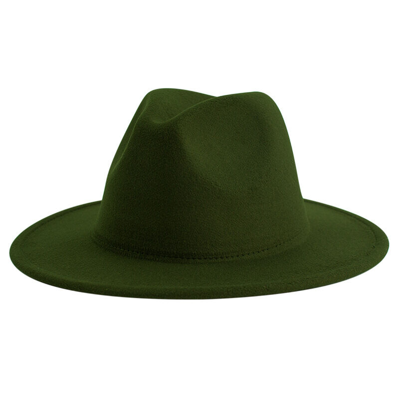 Chapeau Branded Colorful Felt Wide Brim Women Band Stylish Fedora Hats ...