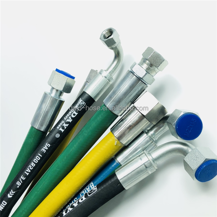 Italy Oem Service Customized Sae 100r1 R2 Hydraulic Hoses - China ...