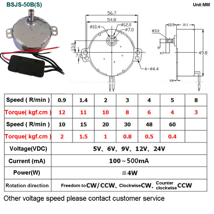 Buy China Wholesale Bringsmart Micro Bldc Motor Tyc-50b (s) Dc Brushless Motor 24v 5v 6v 9v ...