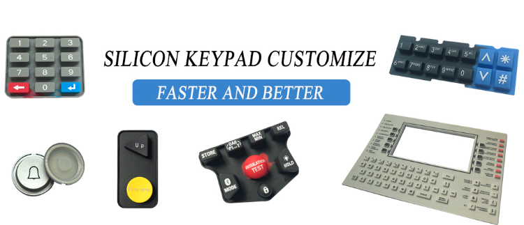 Customize Pos Keypad Silicone Rubber Membrane Keyboard Erminal Pax S80 ...