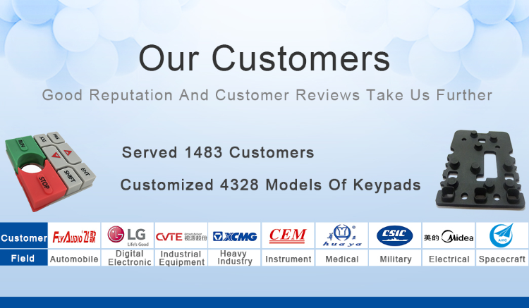 Customize Pos Keypad Silicone Rubber Membrane Keyboard Erminal Pax S80 ...