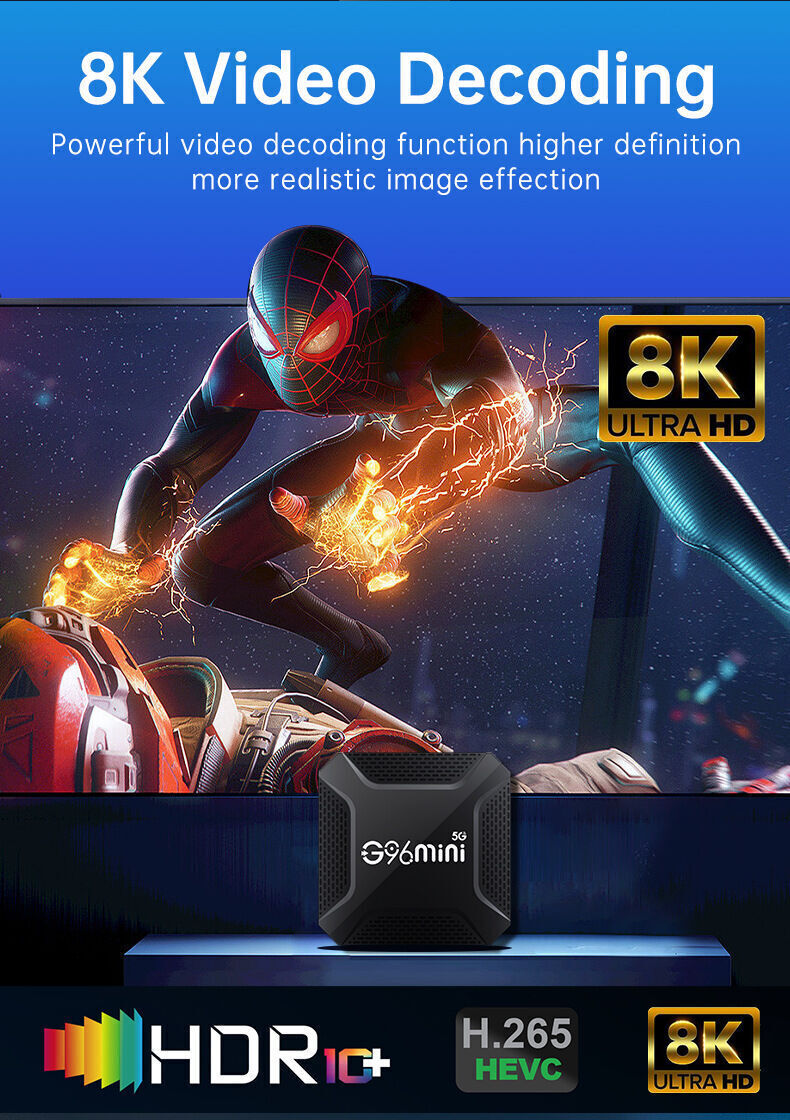 G96 Mini Rk3528 Android 13 16g 32g 64g Android Tv Box Smart Tv Box 4k ...