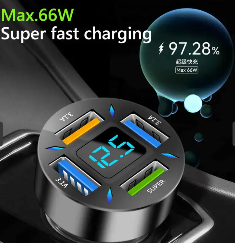 Buy Wholesale China Pd 20w Qc3.0 Port Fast Charging Adapter 4 Ports Car ...