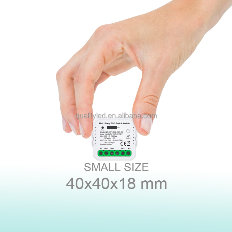 Buy Wholesale China 16a Ac100-240v Dc5-60v Dry Contact Wifi Smart ...