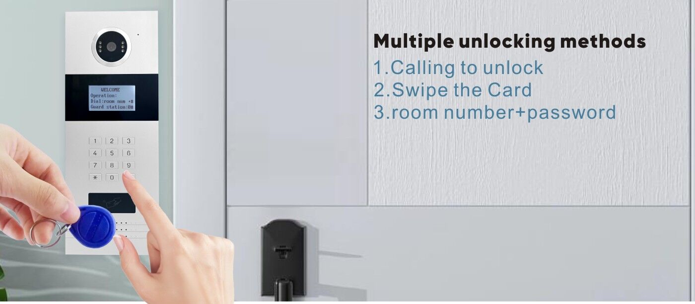 Buy Wholesale China Video Door Entry Keyless System Access Control Intercom For Multi Apartment ...
