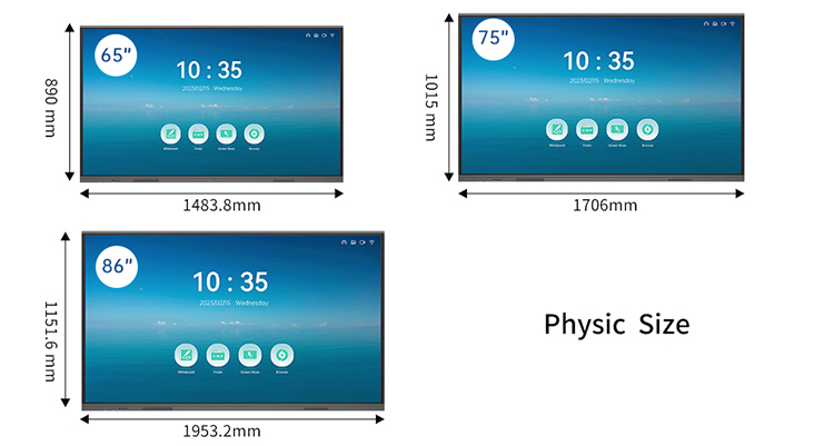Zero Bonding 86inch Infrared Touch Screen Af+ag Glass Support Android ...