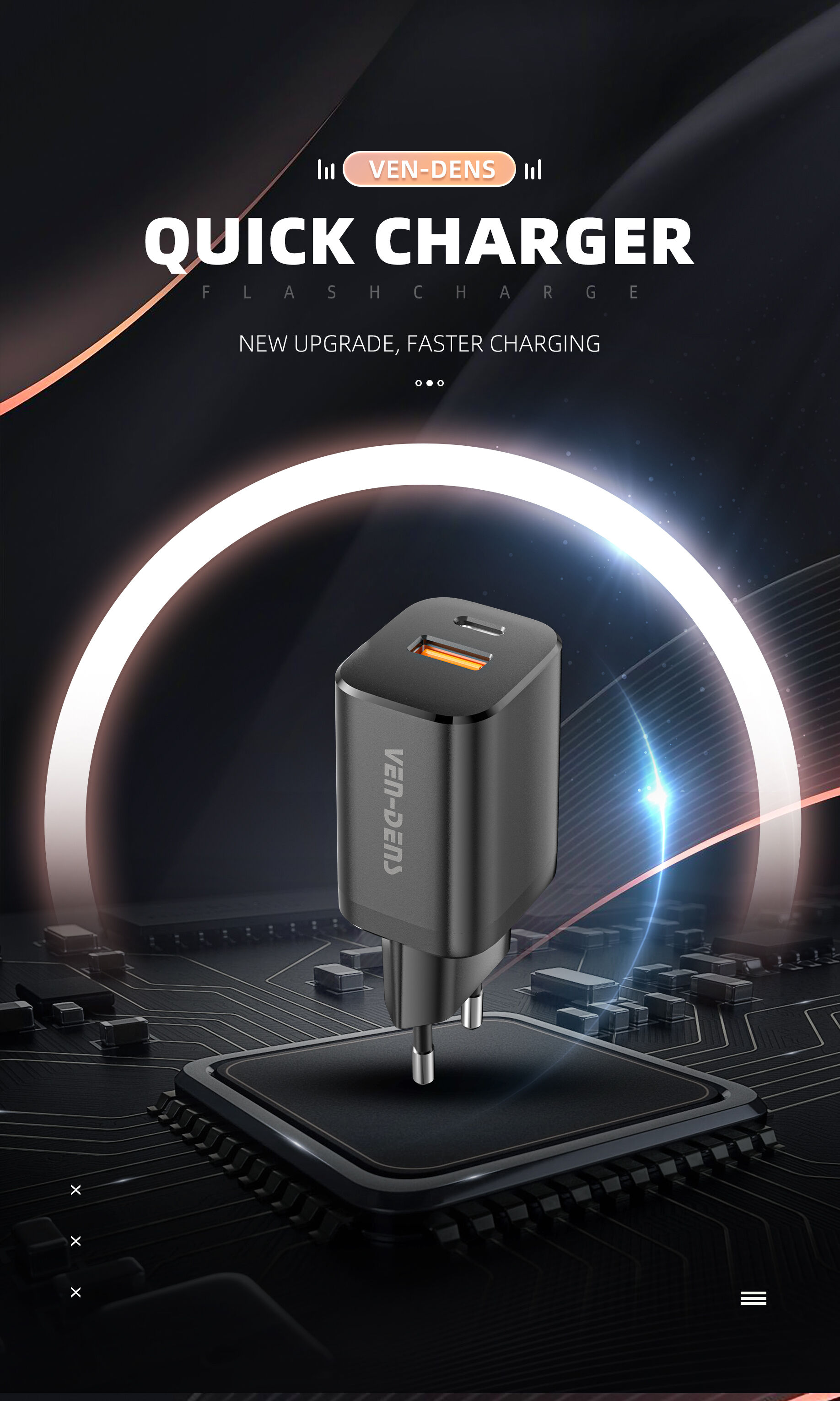 Buy China Wholesale Usb +type C Pd30w Fast Charging Gan Charger Ready ...
