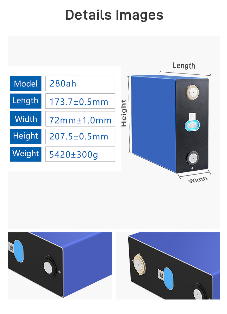 4pcs Lifepo4 3.2v 310ah 280ah Lifepo4 Grade A Battery Cells With Plate ...