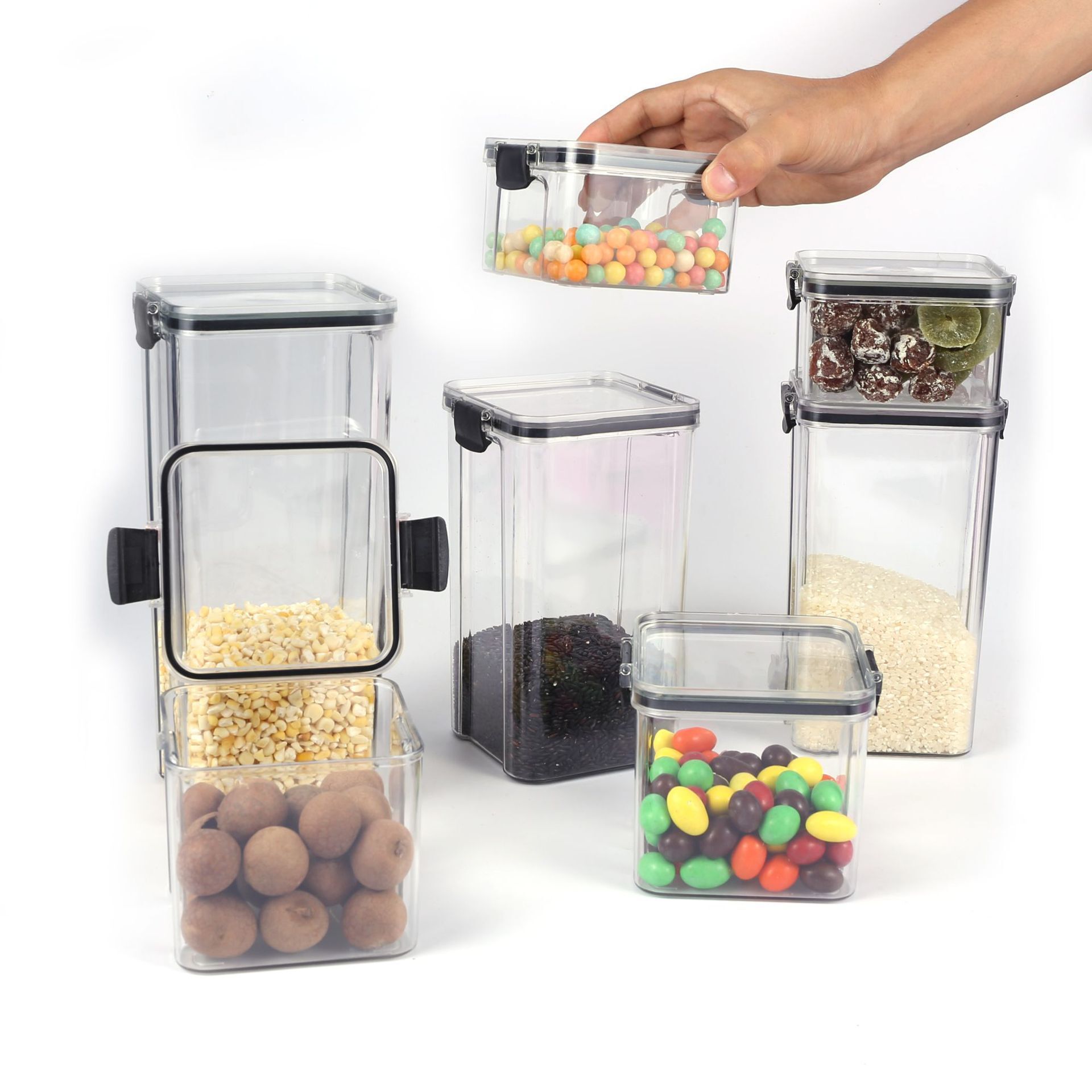 Buy Wholesale China Plastic Airtight Food Storage Containers With Lids ...