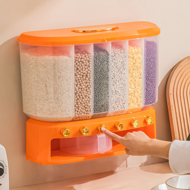 Bulk Buy China Wholesale New Rice Dispenser Storage Box Container 6 ...