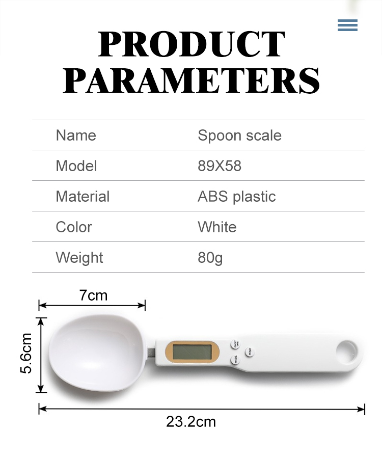 Buy Standard Quality China Wholesale High Quality Digital Kitchen Spoon Scale No Backlight ...