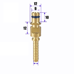 Buy Wholesale China M22 Brass Hose Quick Screw Nut For Crimp Nipples ...