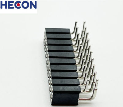 Buy Wholesale China 1.27mm Machined Female Header H3.8 Dual Row Right ...