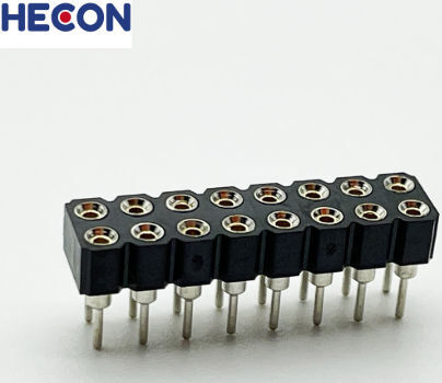 Buy Wholesale China 1.27mm Machined Female Header H3.8 Dual Row Right ...