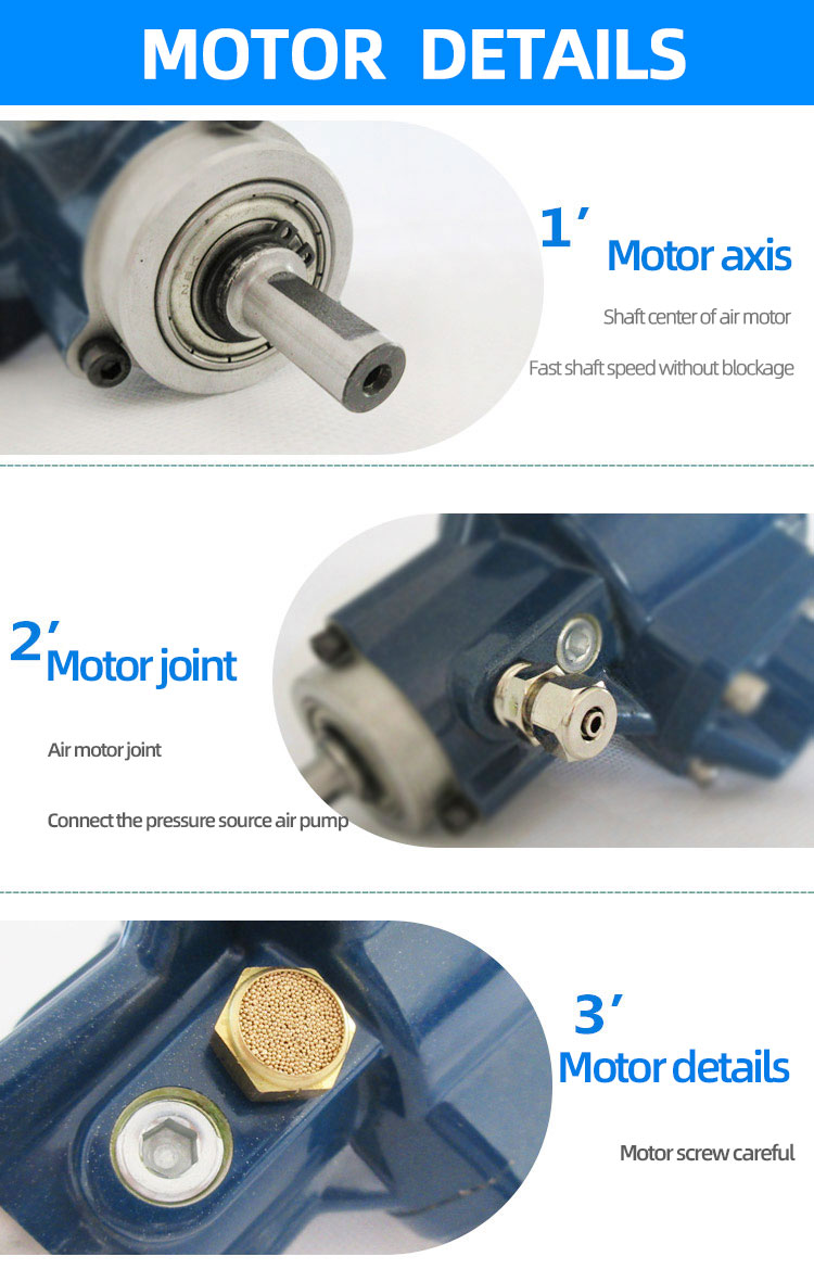 Prona M-10 M-20 M-30 M-40 M-50 Air Motor Pneumatic Tool M-50 Mechanical ...