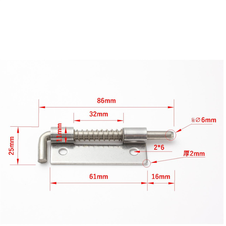 Factory Wholesale Modern 304 Stainless Steel Detachable Gate Lock Push ...