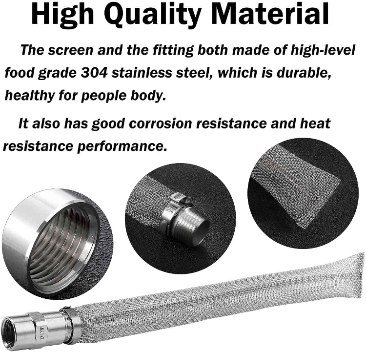 6" Bazooka Screen For Beer Mash Filter Hops Mash Strainer Or Mash Tun ...