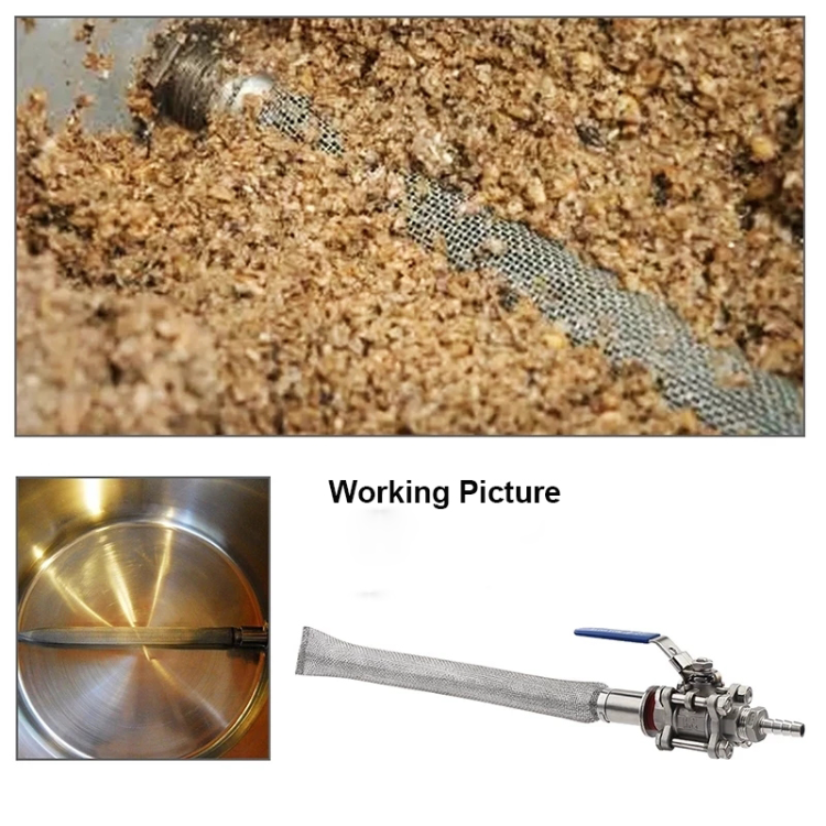 6" Bazooka Screen For Beer Mash Filter Hops Mash Strainer Or Mash Tun ...