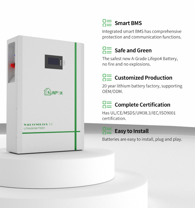 Sunpok Lithium Solar Storage Byd Blade Lifepo4 Battery 7kwh 138ah 48v ...