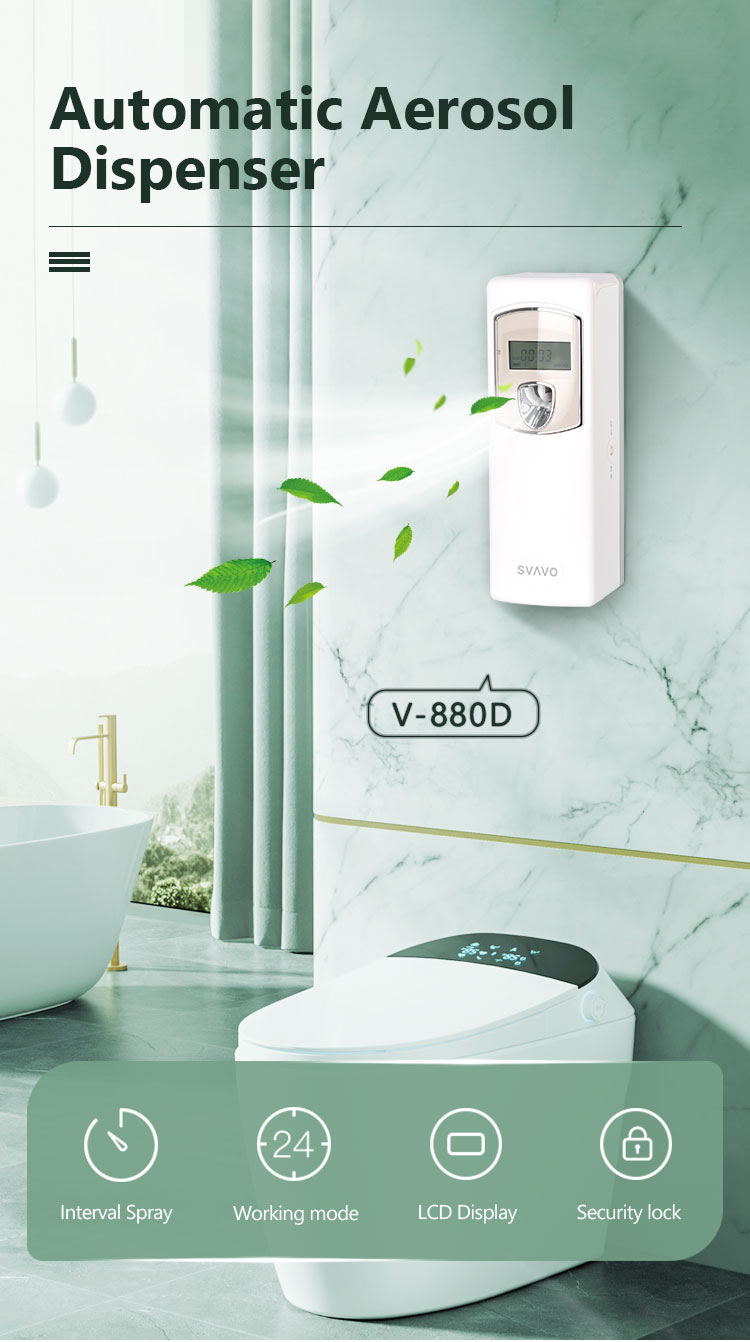 Toilet Wall Mounted Mini Room Deodorizer Machines App Control Automatic ...