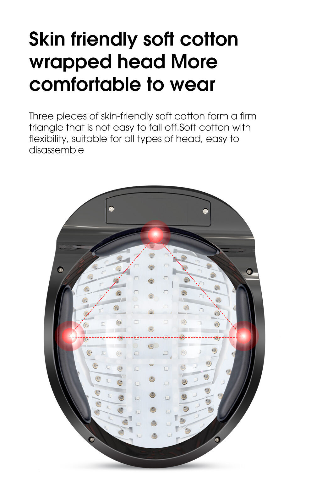 Advanced Hair Growth Laser Cap With 80 Diodes,full Spectrum Hair Growth ...