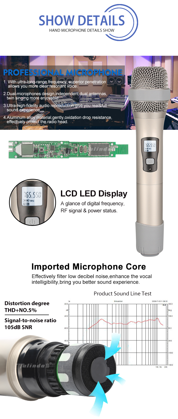 Hot Sale Cheap Price Uhf Auto Tune Wireless Microphone System Wireless ...