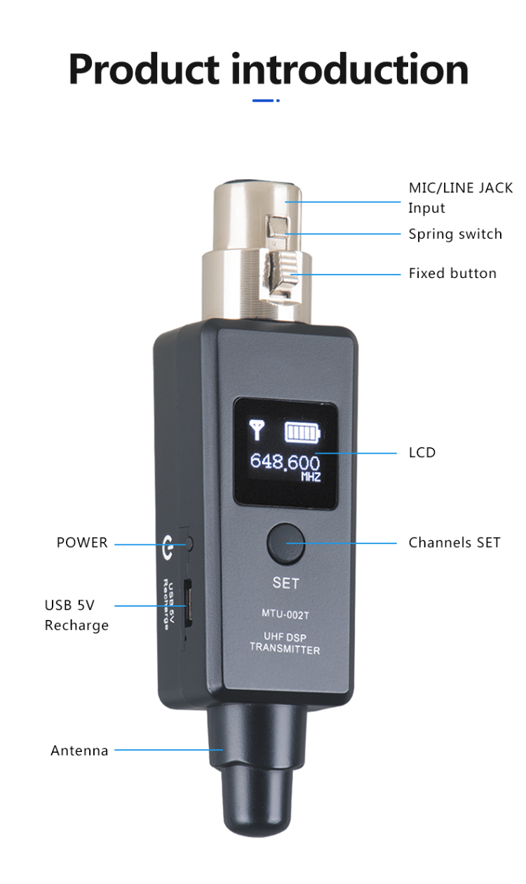 Buy China Wholesale Professional Uhf Wireless Xlr Speaker Transmitter ...