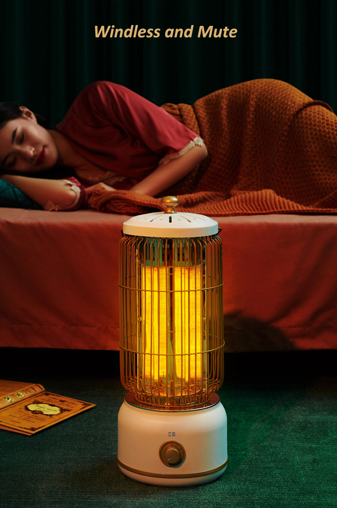 Cs 800w Far Infrared Birdcage Shaped Retro Lantern Design 180° Heating ...