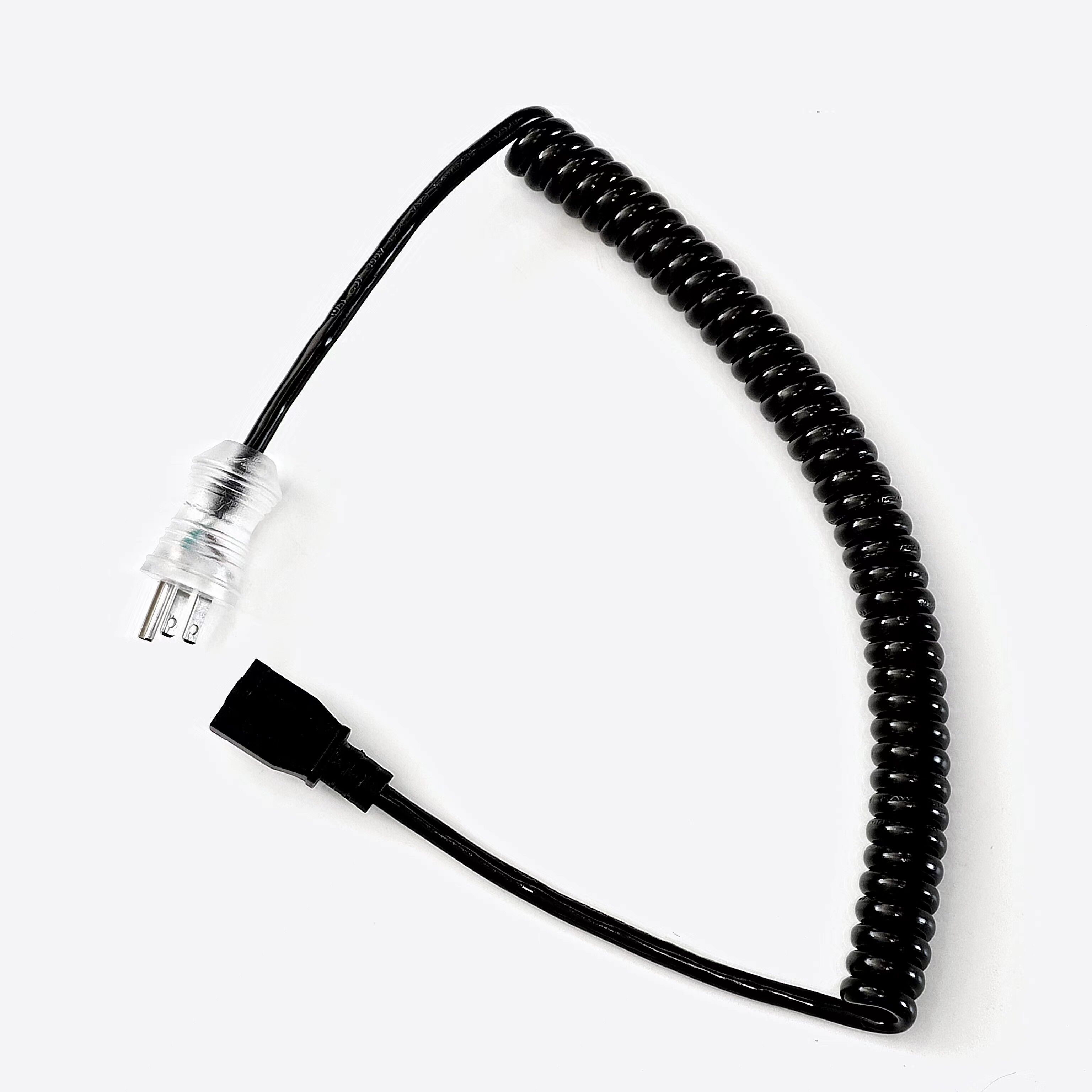 Buy Wholesale China Medical Spring Power Cord With Male And Female Plug ...