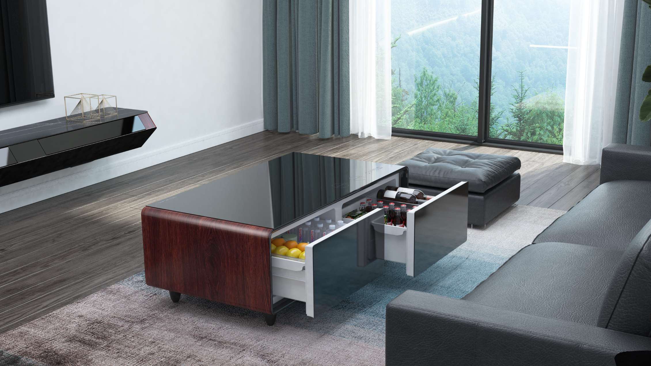 2024 New Coffee Table With Refrigerator Drawer - China Wholesale Coffee ...