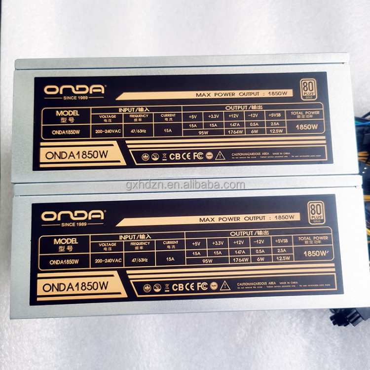 Onda Psu Atx 1600w 1800w 1850w 2300w 3500w Power Supply For Graphics ...